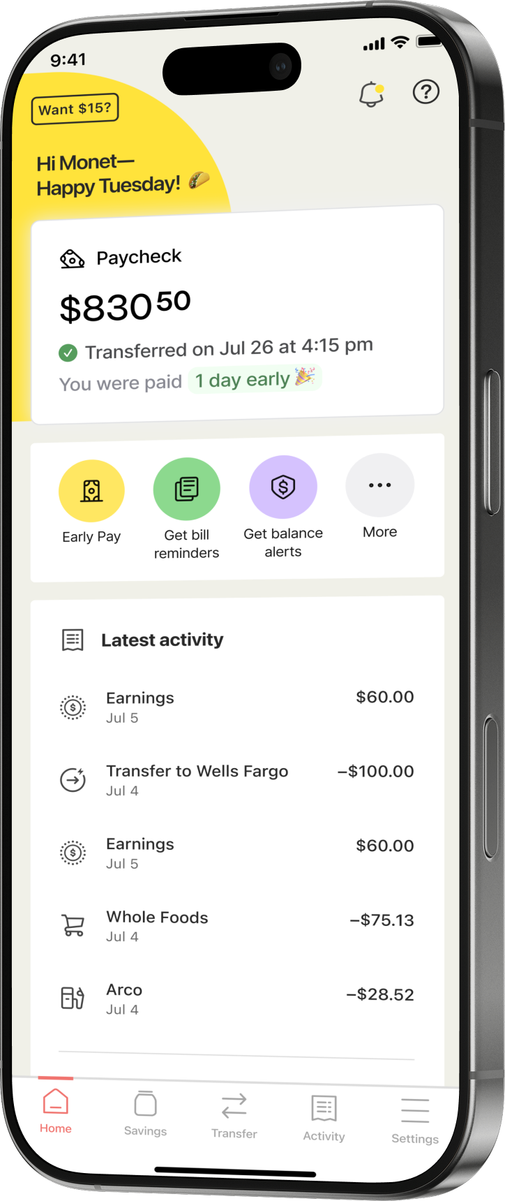 Early Pay | EarnIn